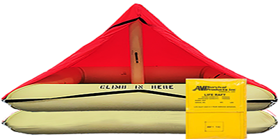 10-Man FAA Approved Life Raft TSO FAR PART 121